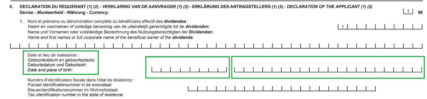 Belgium: New versions of forms 276 Div. and 276 Int. – Update